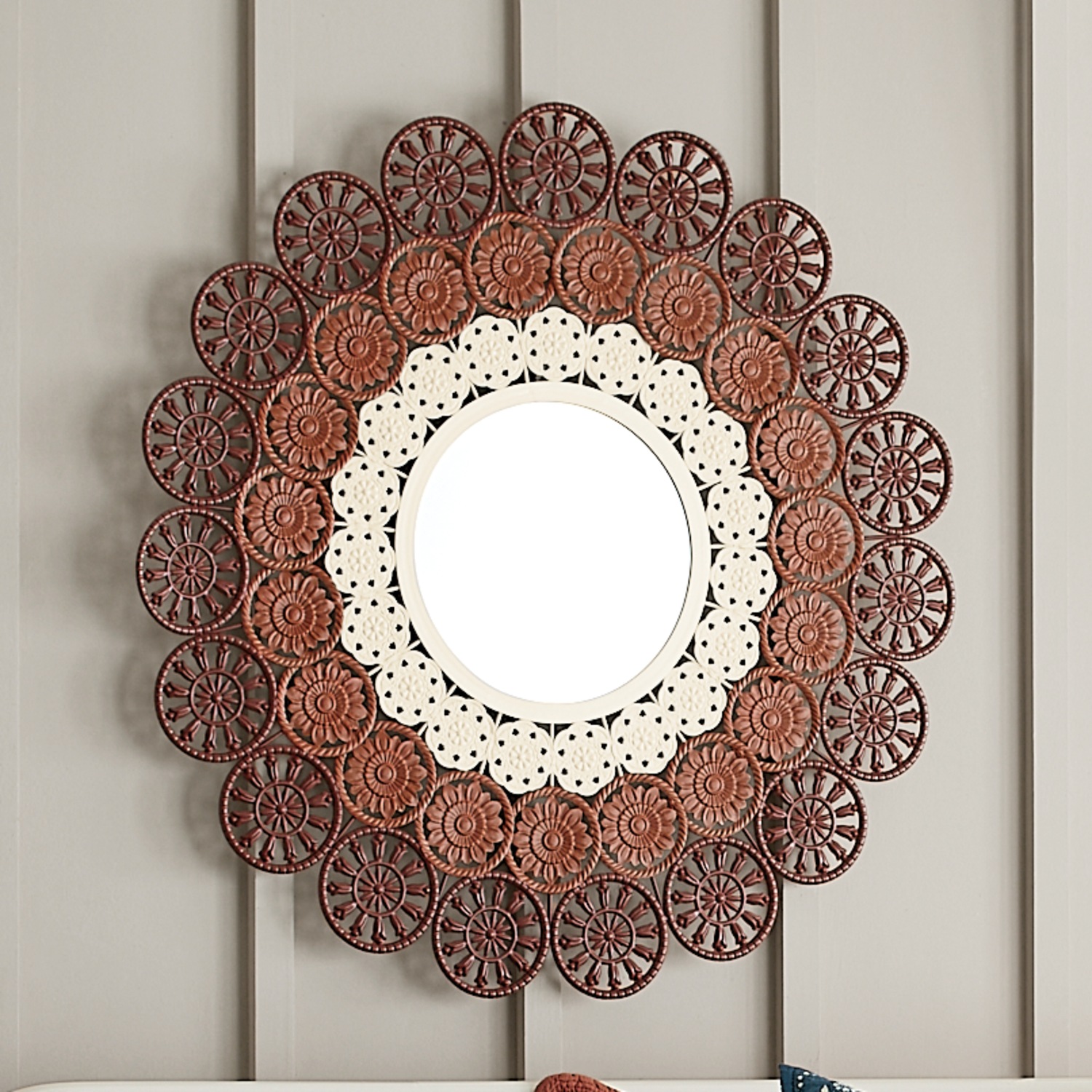 Natalia Laser Cut Mirror | Midnight Velvet