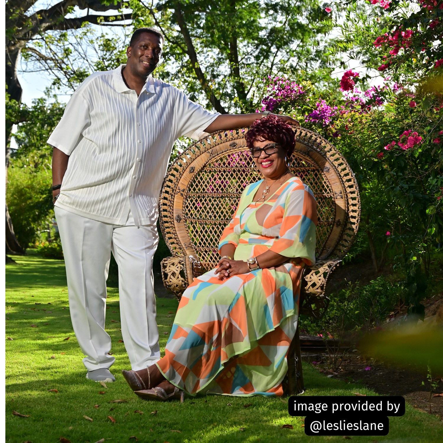 Stacy Adams Linen Jacquard Pant Set | Midnight Velvet