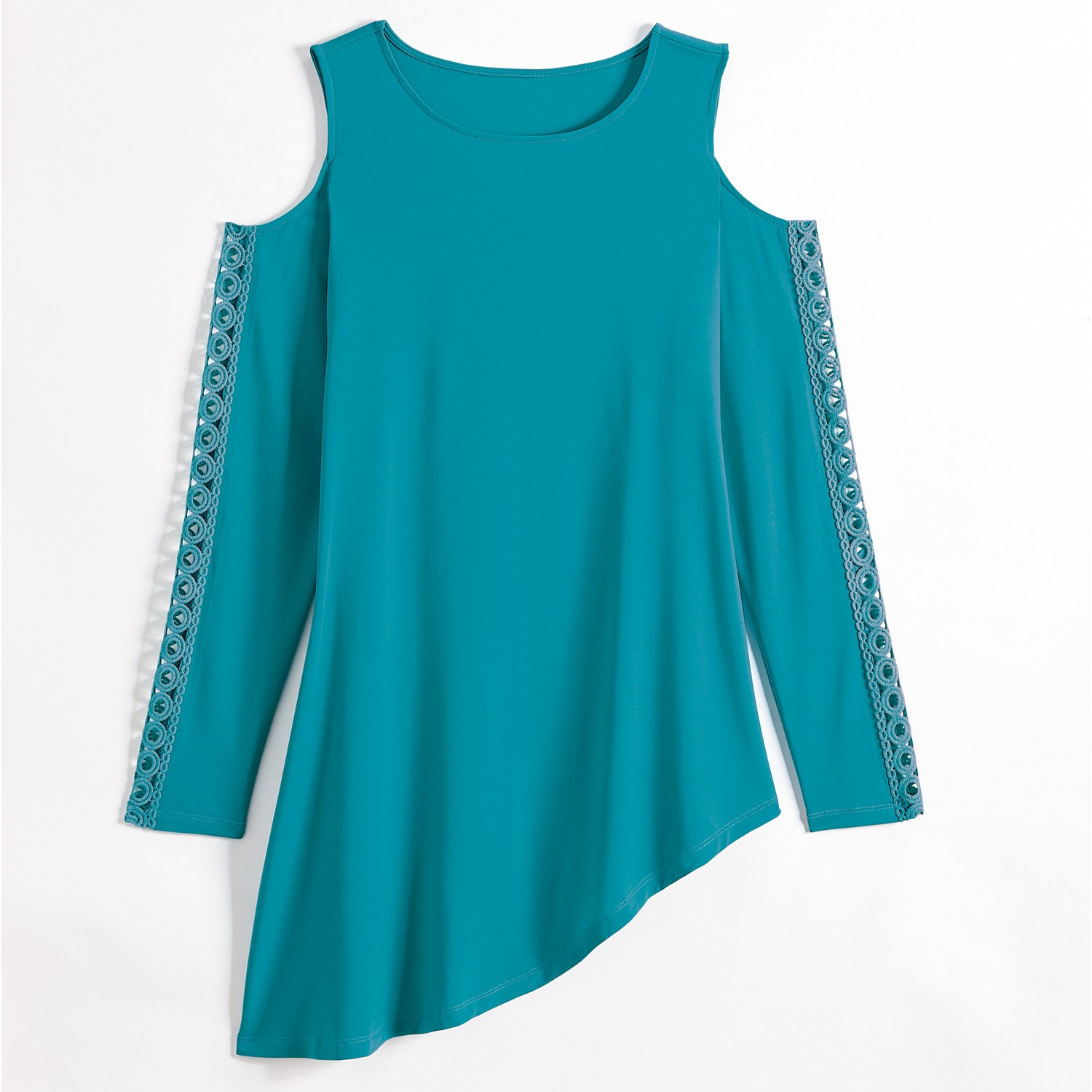 Selina Cold-Shoulder Tunic | Midnight Velvet