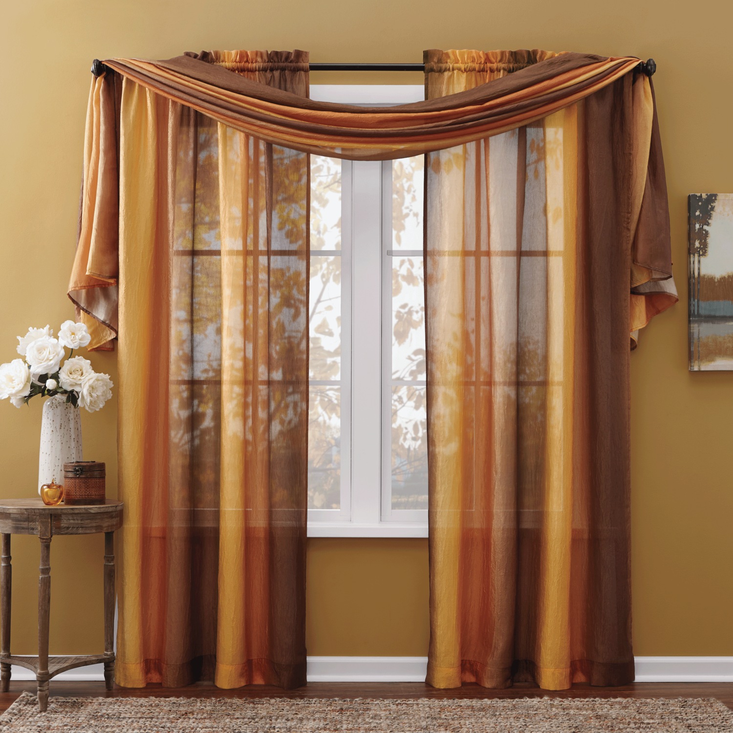 Ombré Window Treatments | Midnight Velvet