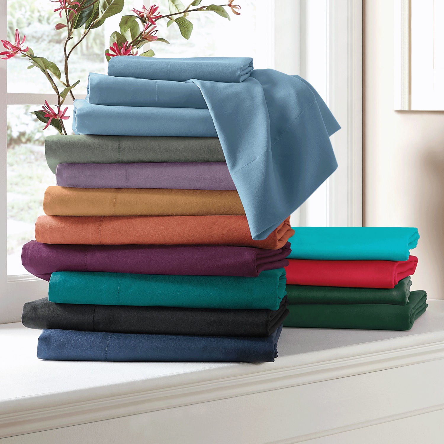 Color Connection Microfiber Sheet Set | Midnight Velvet