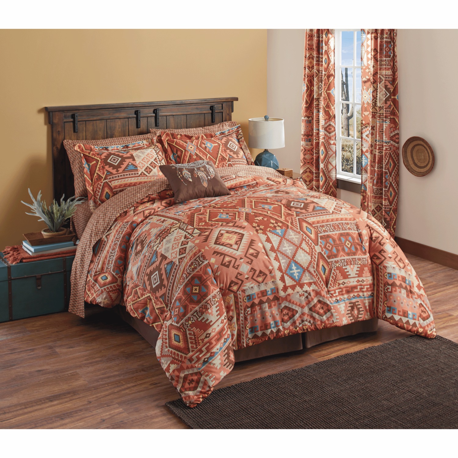 Ravine Complete Bed Set and Window Treatments | Midnight Velvet