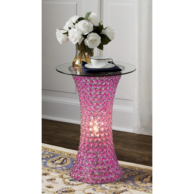 Crystal Lit Table | Midnight Velvet