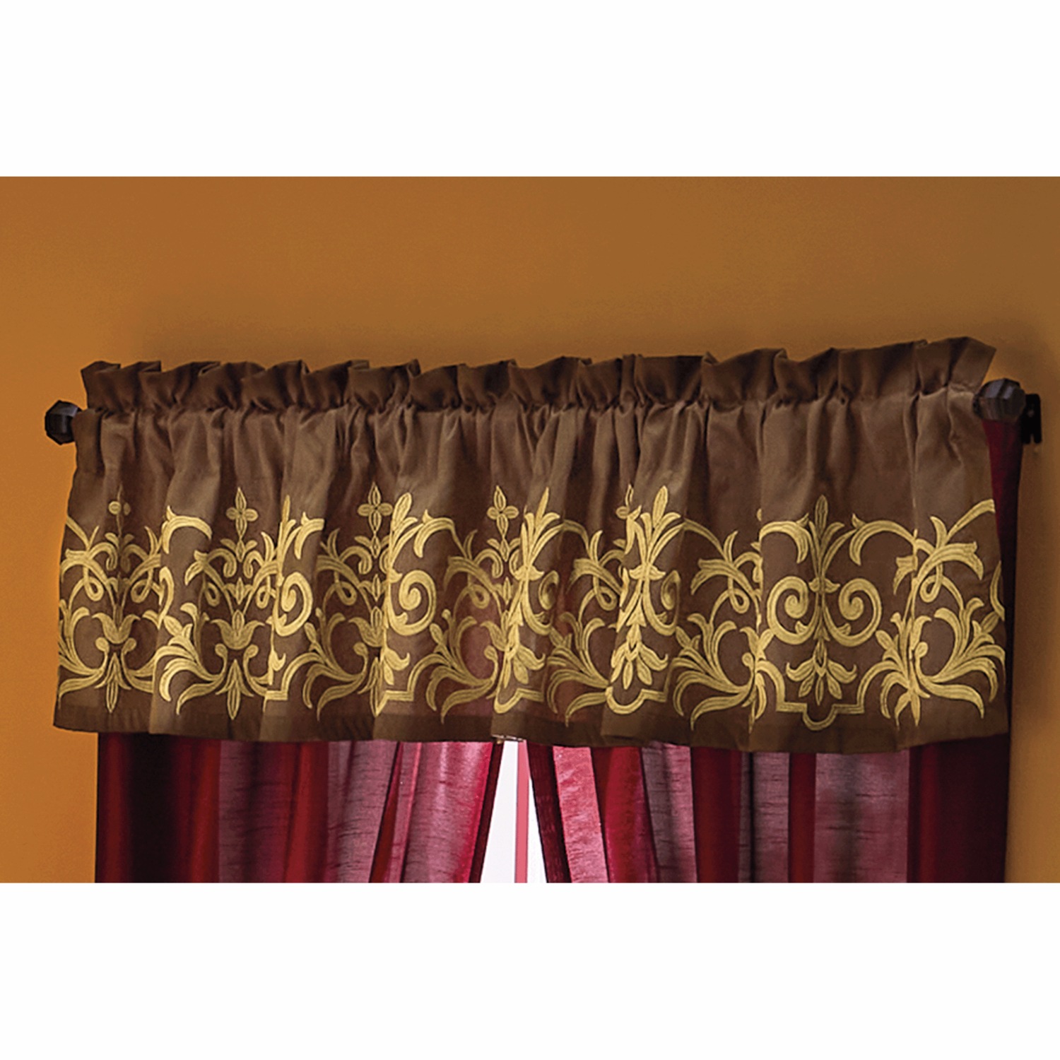 Kingston Embroidered Window Treatments | Midnight Velvet