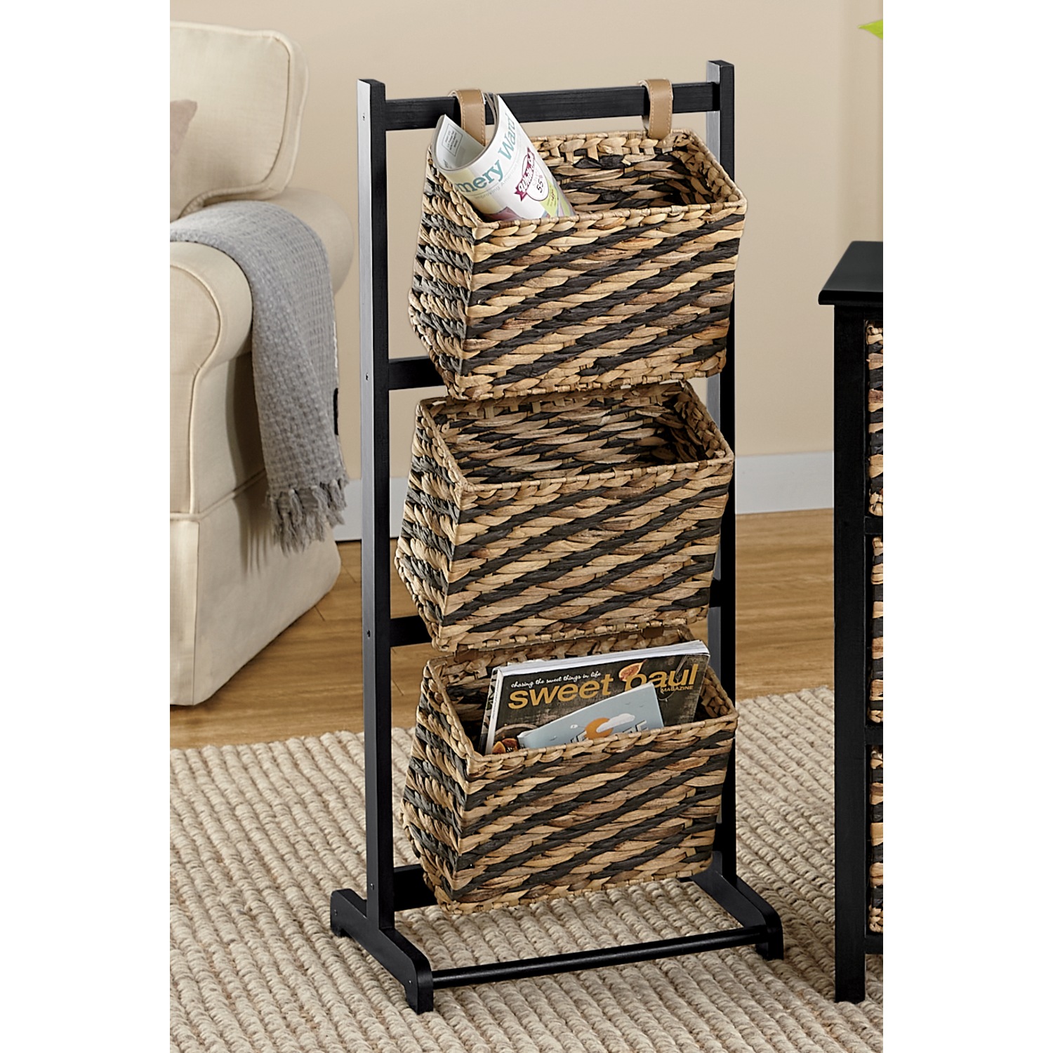 Yara 3-Tier Rack | Midnight Velvet