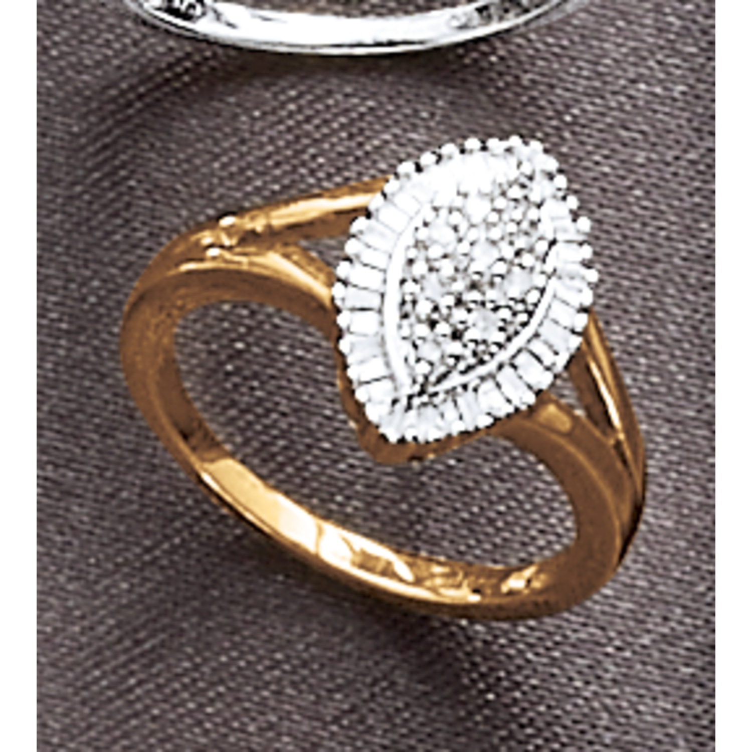 Diamond Marquise Cluster Ring | Midnight Velvet