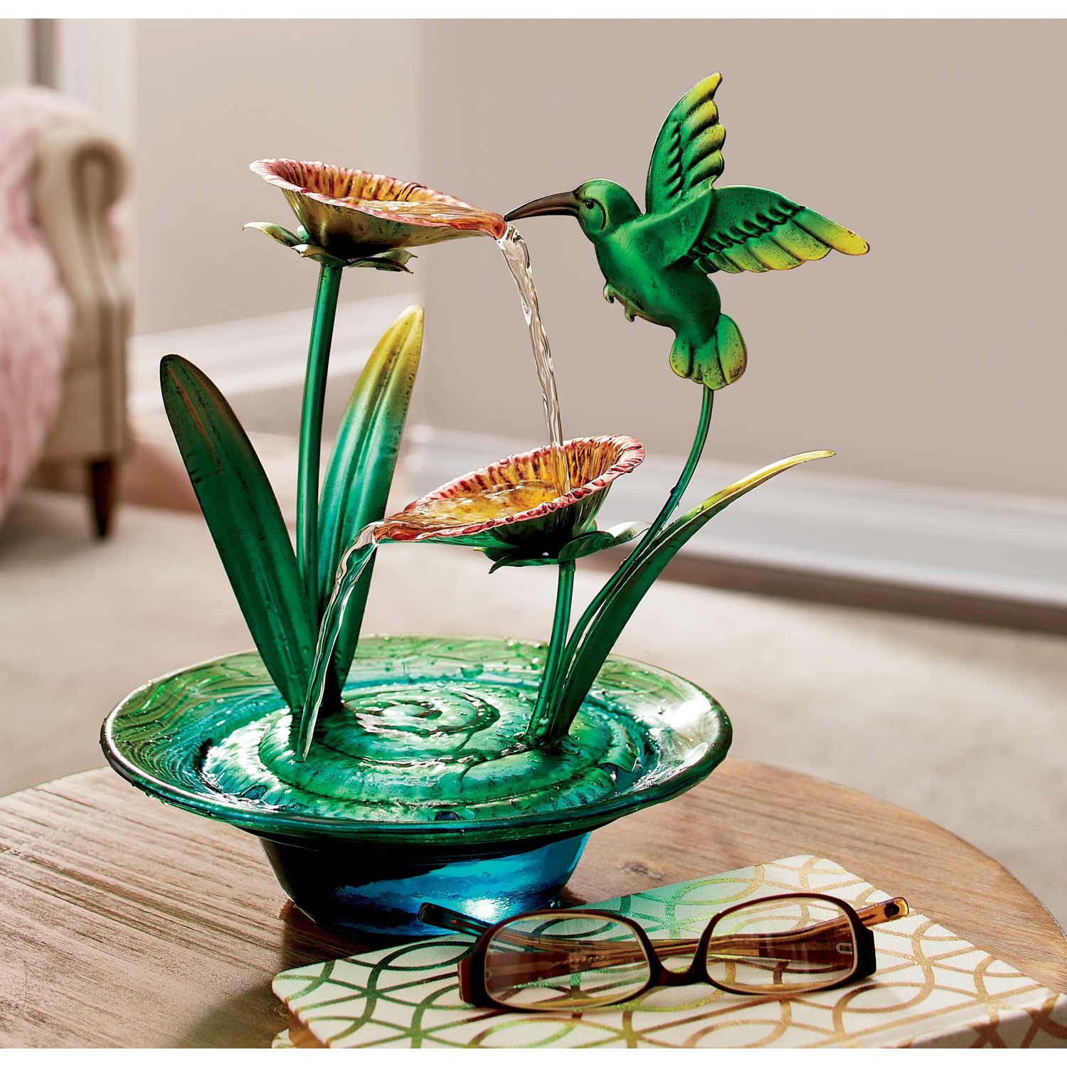 Hummingbird Fountain | Midnight Velvet