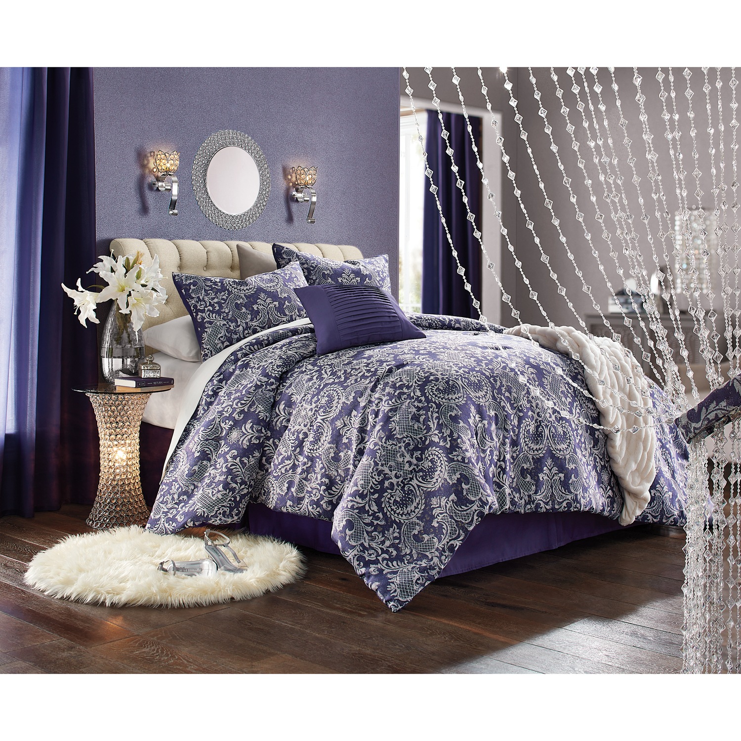 Gem Lotus Wall Décor | Midnight Velvet