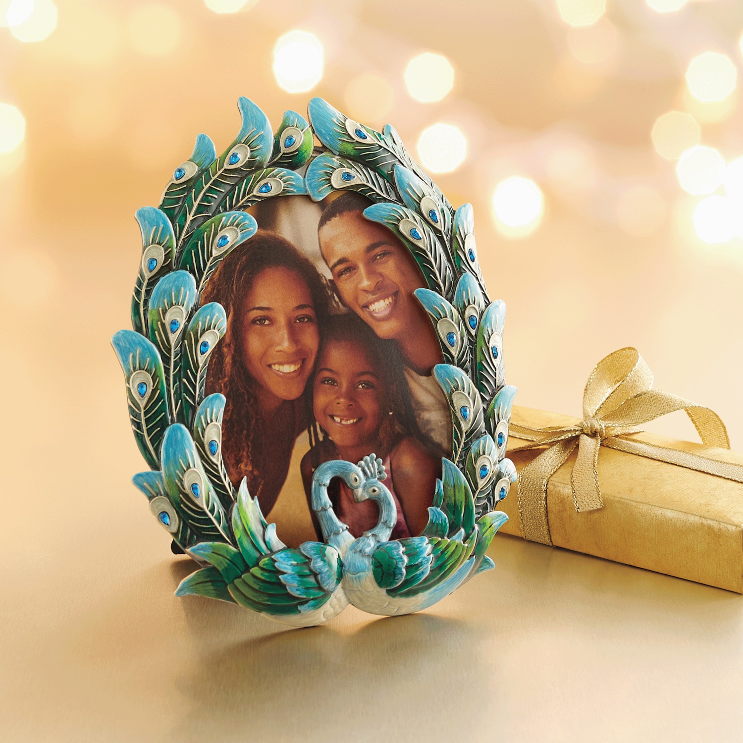 Peacock Picture Frame | Midnight Velvet