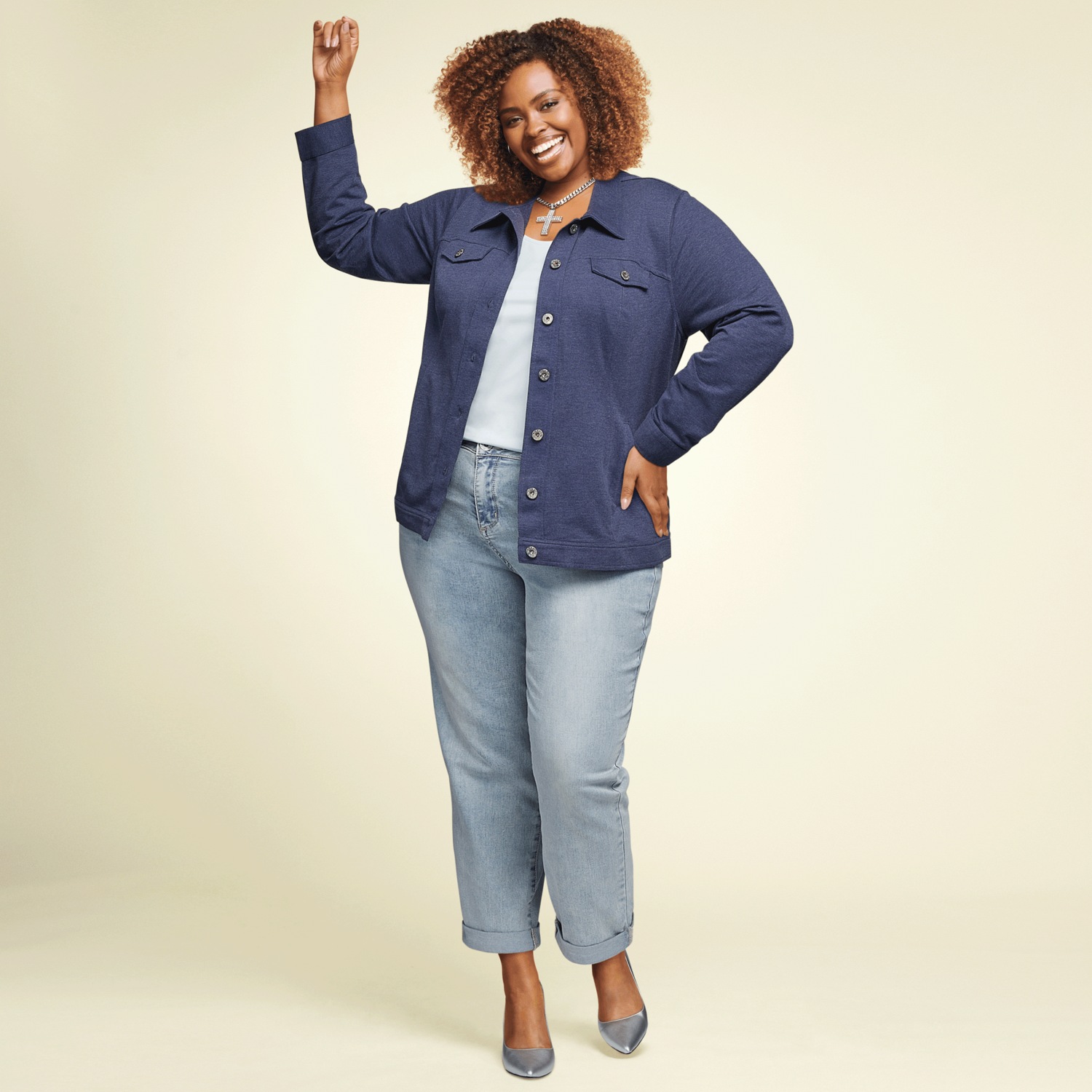 Opal Short Jacket | Midnight Velvet