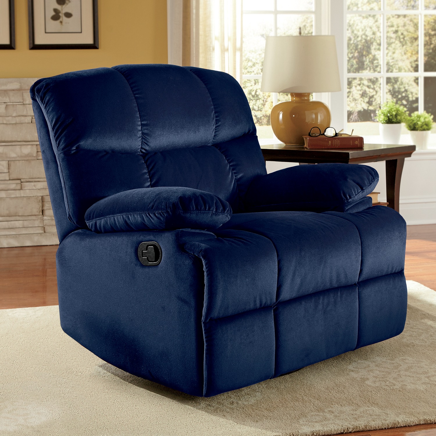 Microfiber swivel rocker recliner store