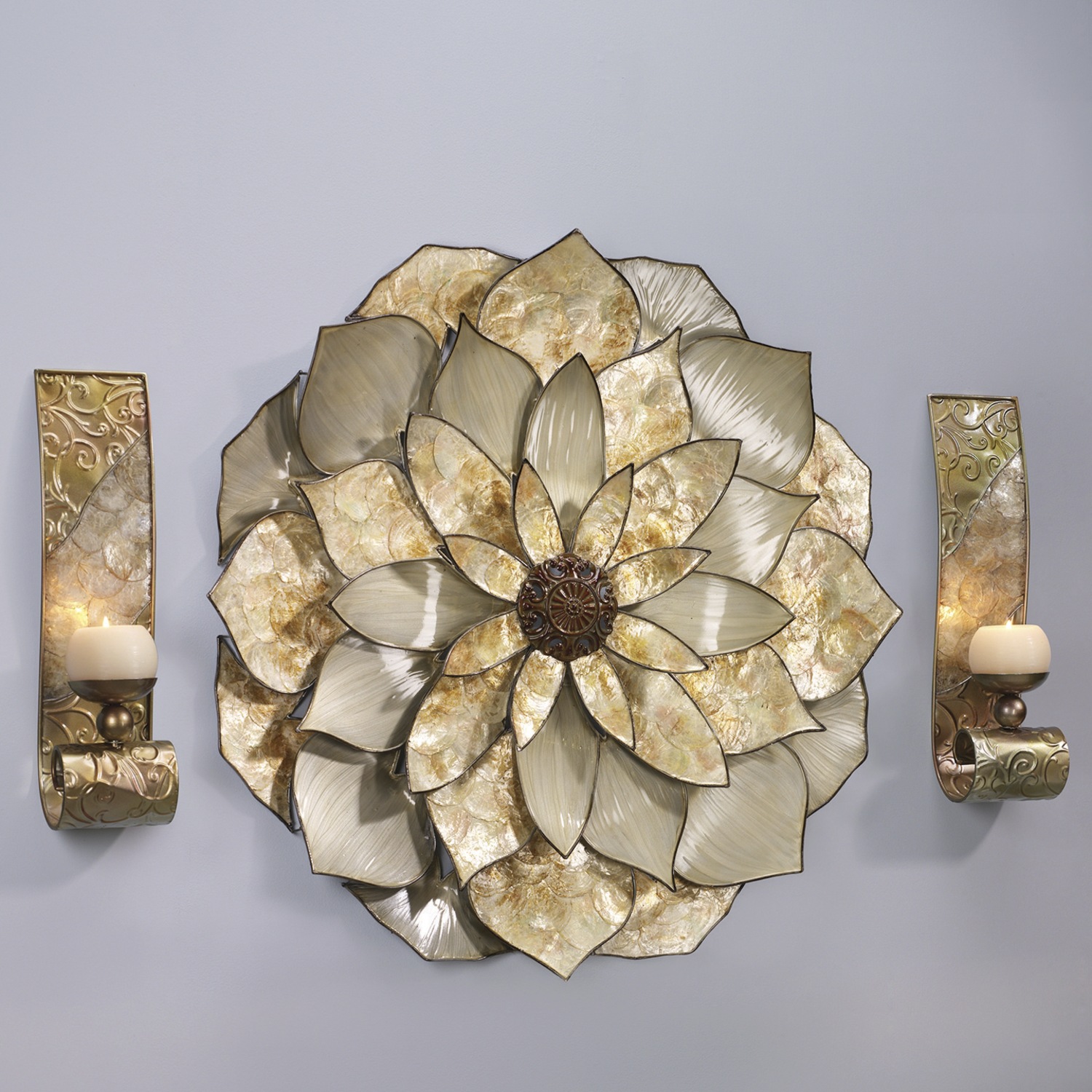 Capiz Wall Sconce Pair | Midnight Velvet