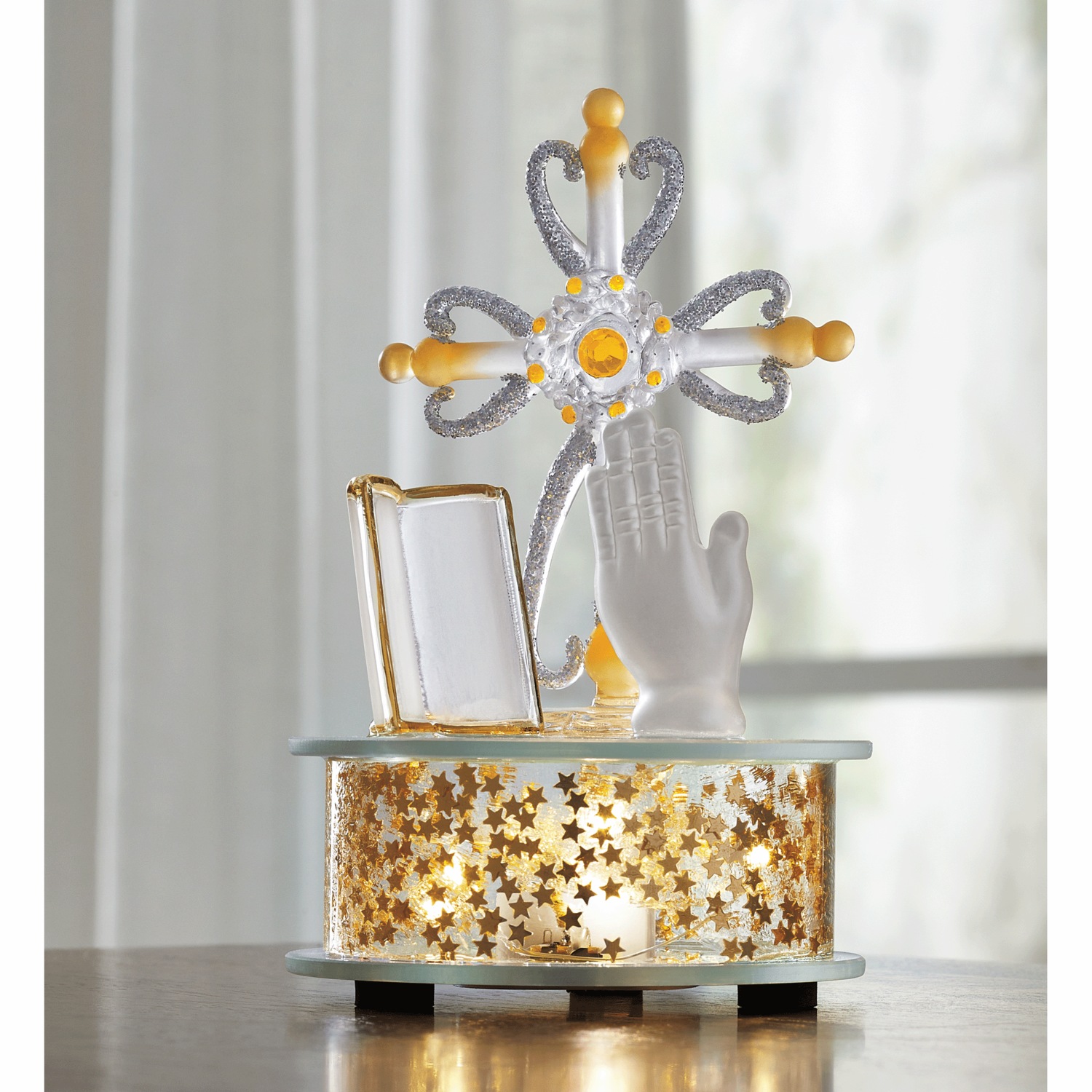 Lit Glass Religious Décor | Midnight Velvet