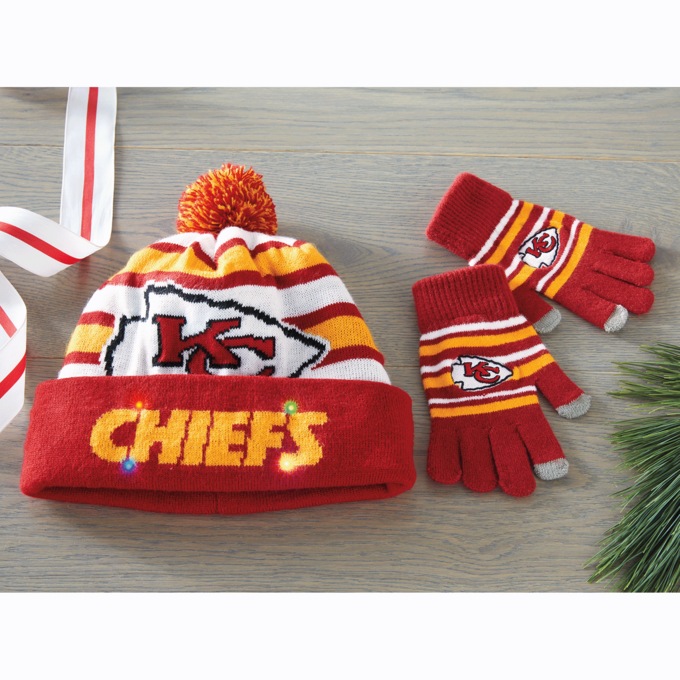 NFL Lit Hat And Gloves Set | Midnight Velvet