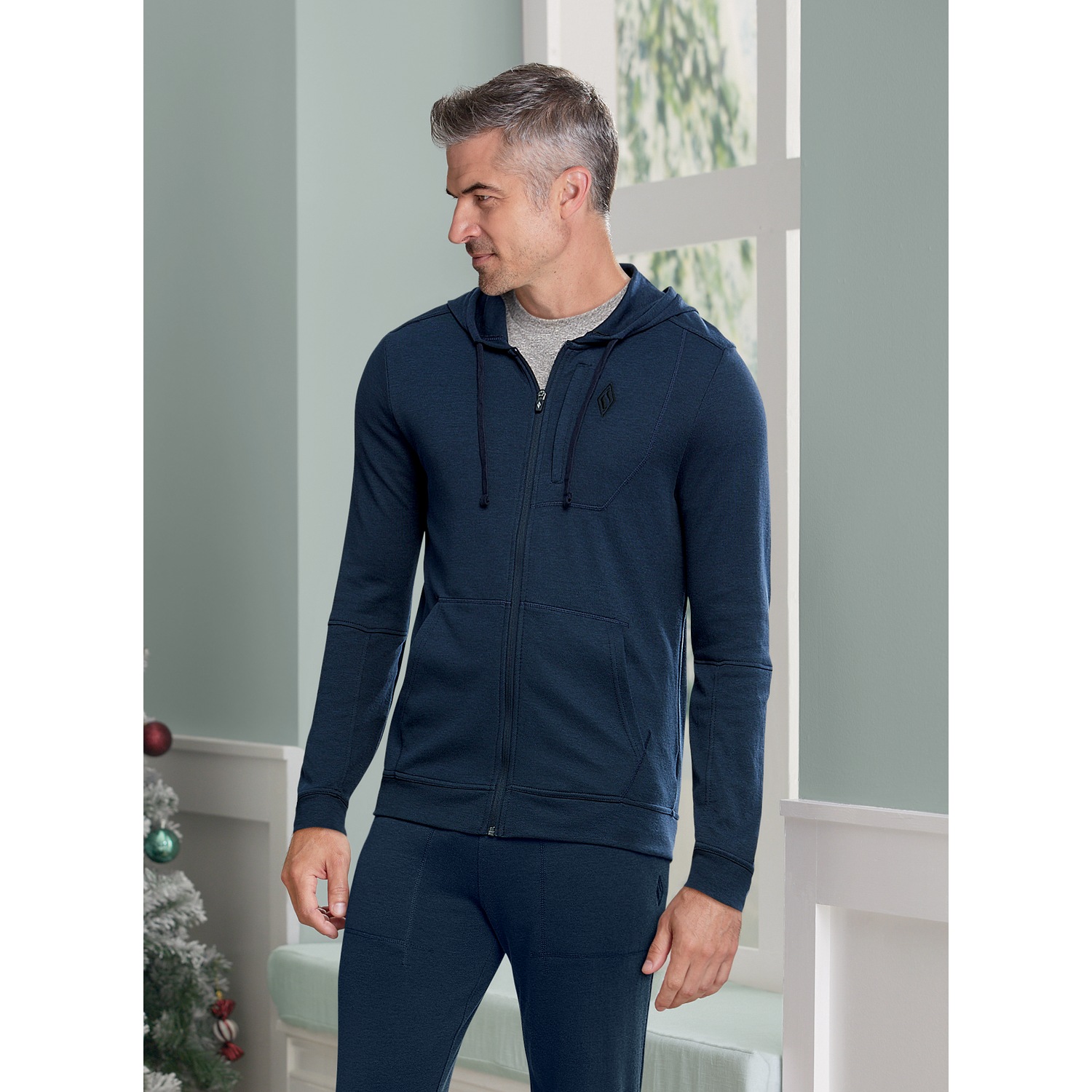 Skechers Men's Full-Zip Hoodie | Midnight Velvet