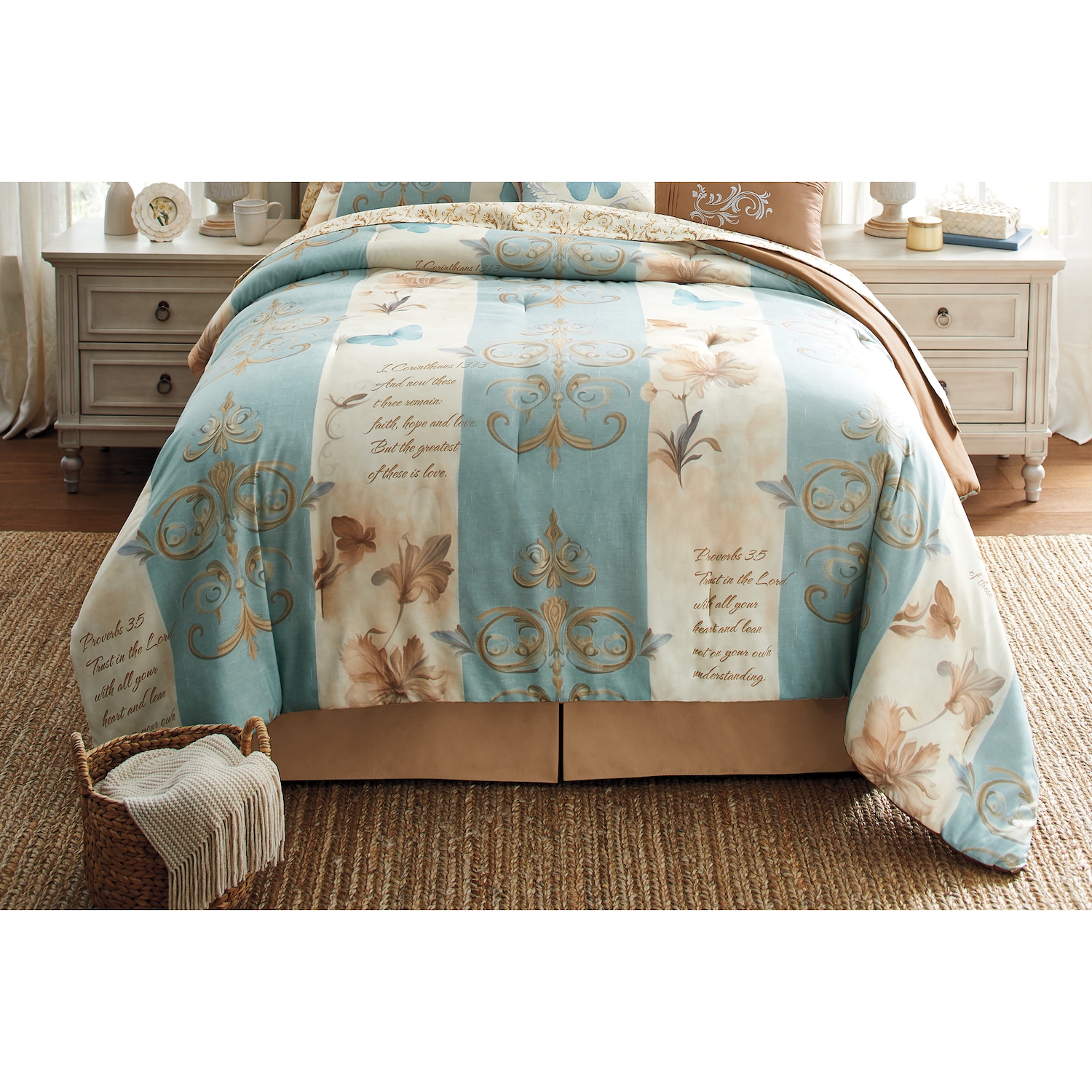 Harmony 10-Piece Comforter Set | Midnight Velvet