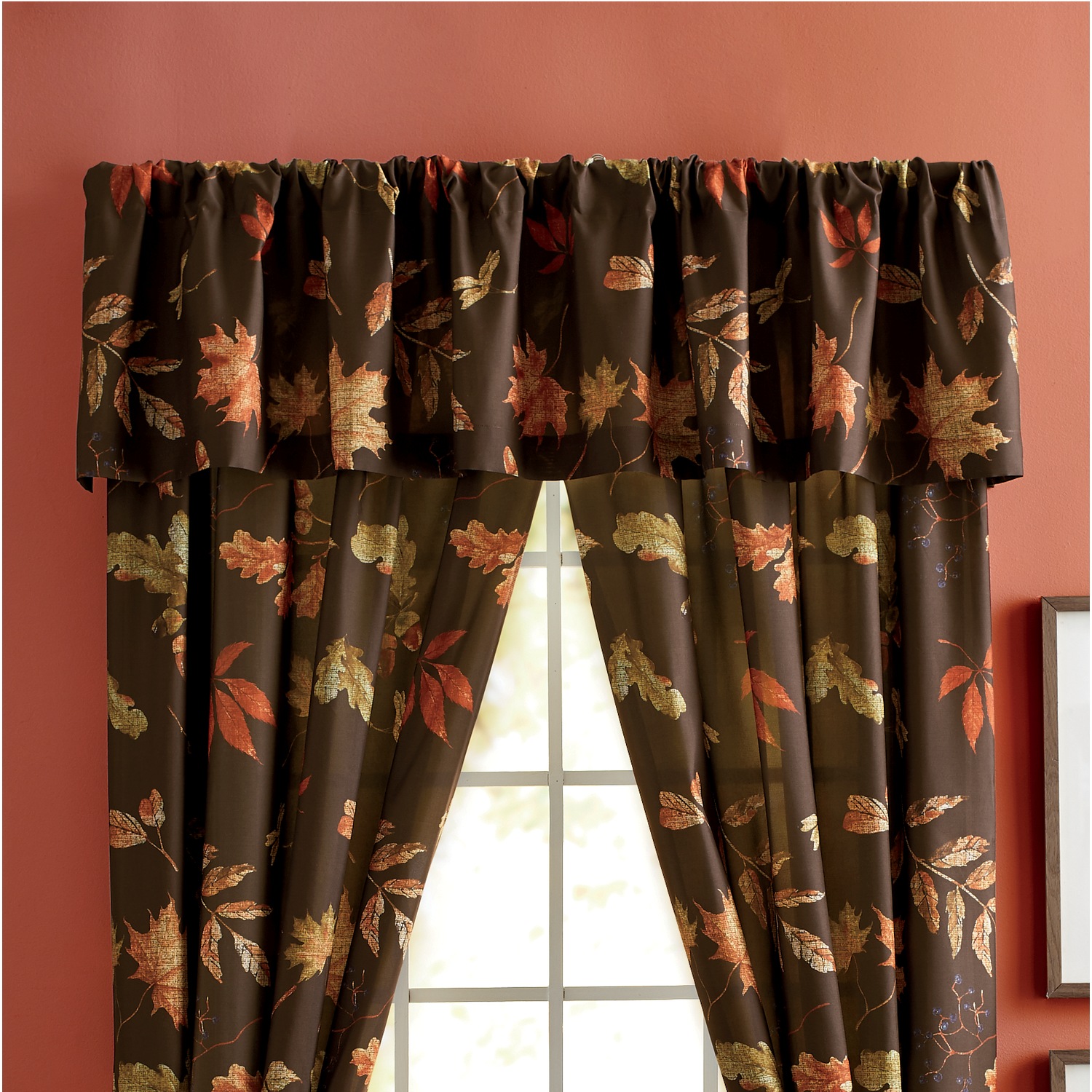 Autumn Leaves Valance | Midnight Velvet