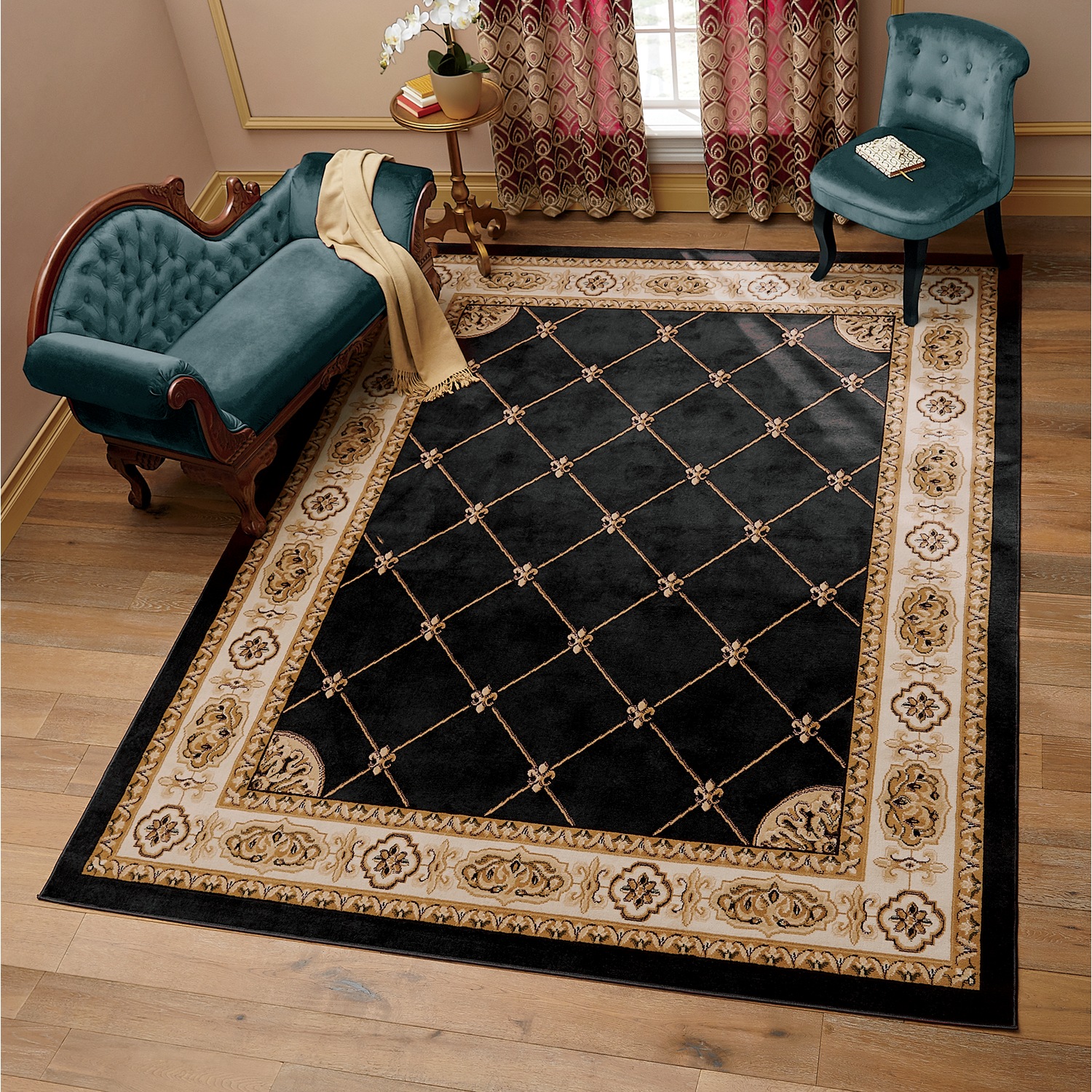French Quarter Rug | Midnight Velvet
