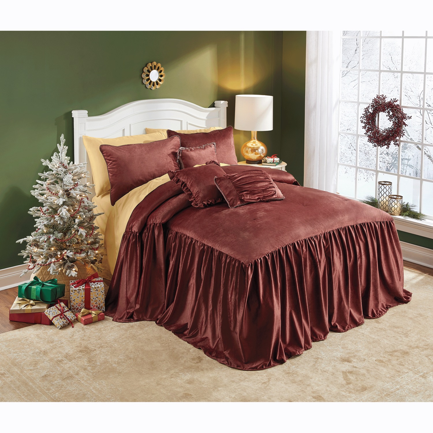 Sterling Velvet 6-Piece Bedspread Set | Midnight Velvet