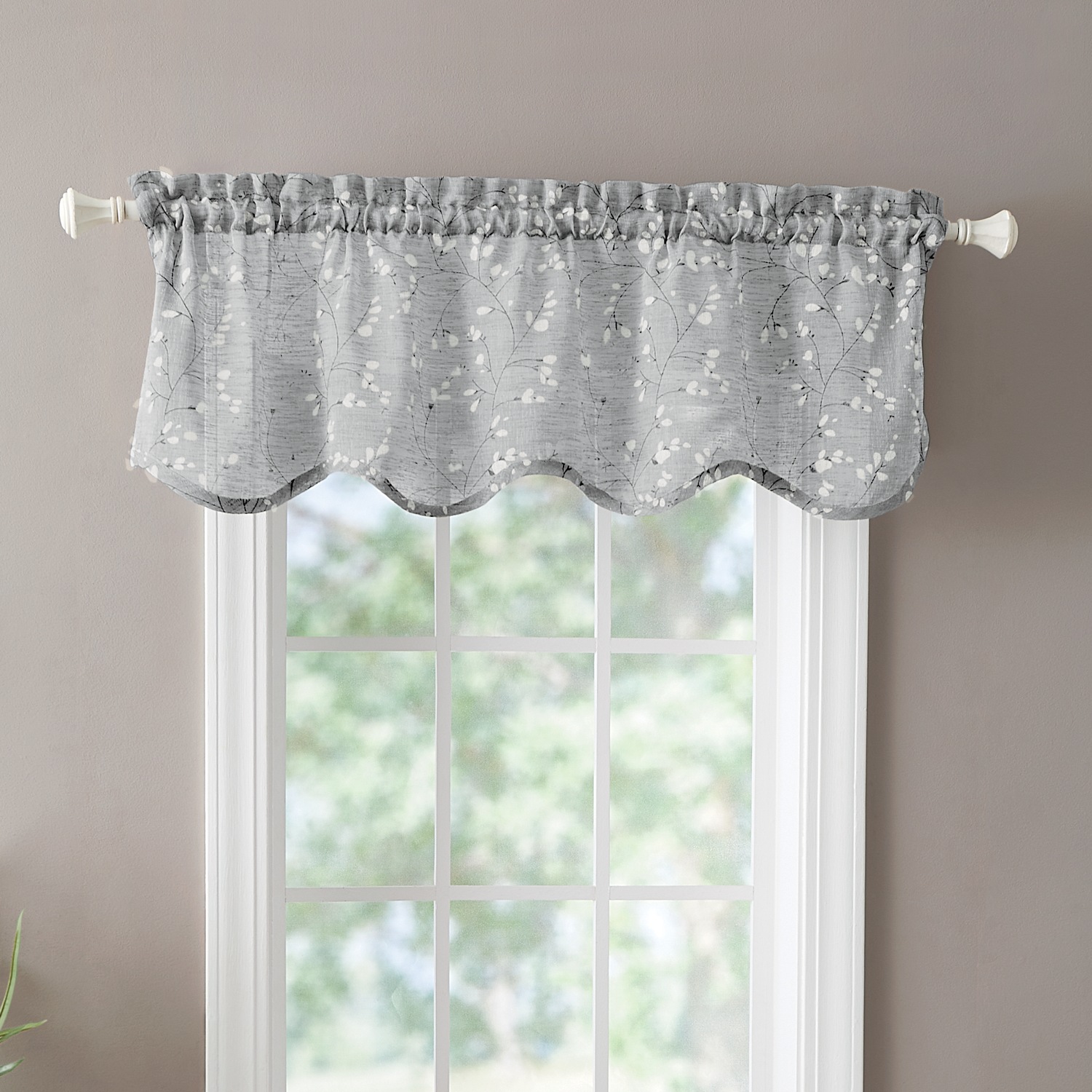 Willow Scalloped Window Valance | Midnight Velvet