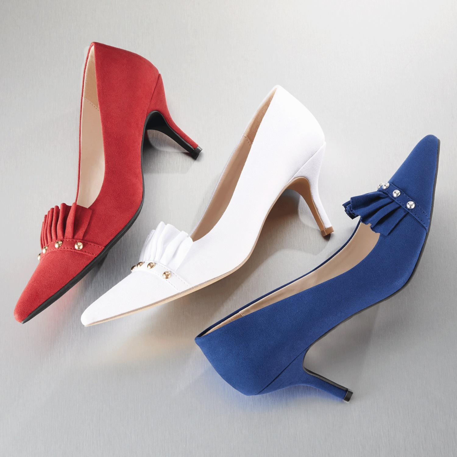 Midnight Velvet Pleated Pump | Midnight Velvet