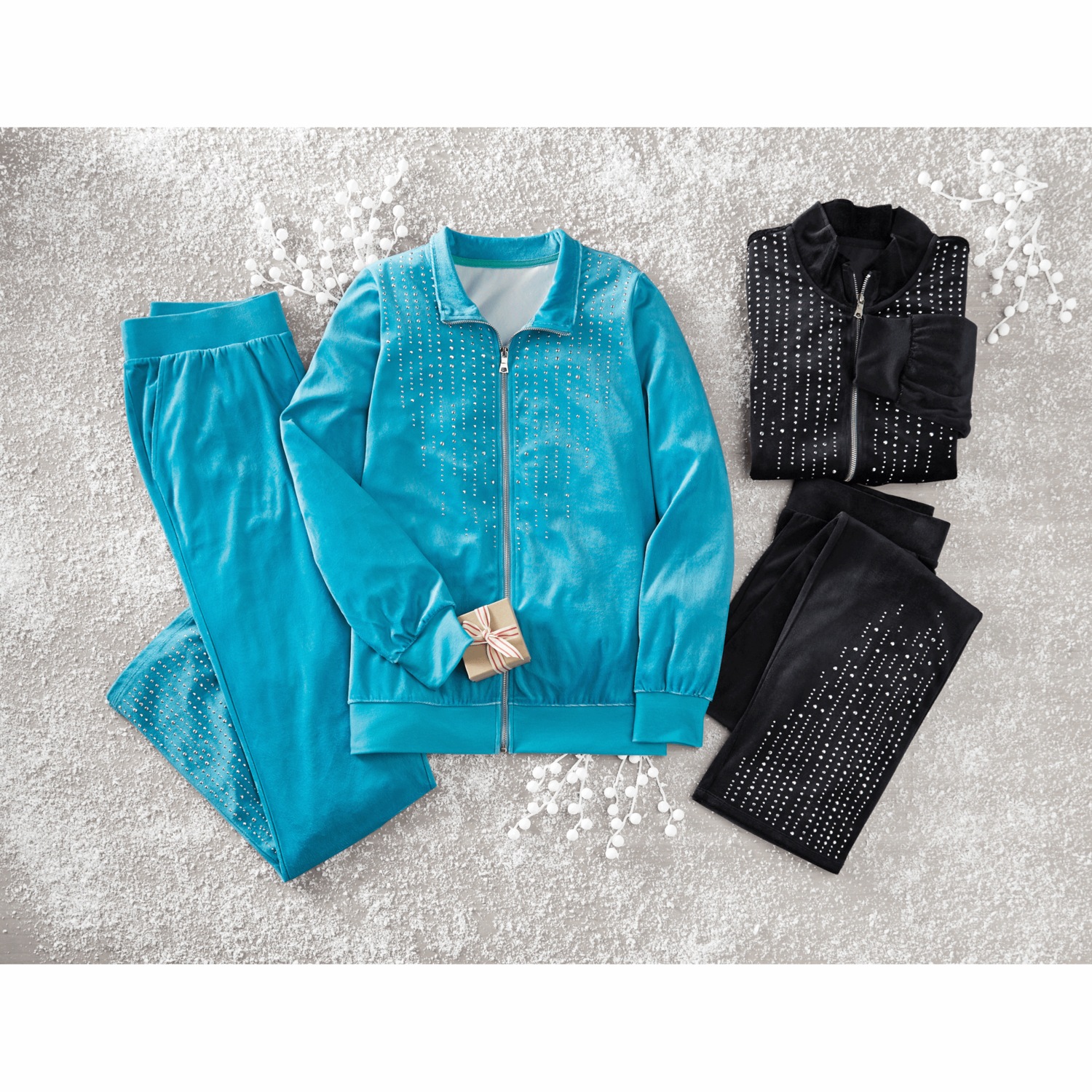 Laura Embellished Active Set | Midnight Velvet