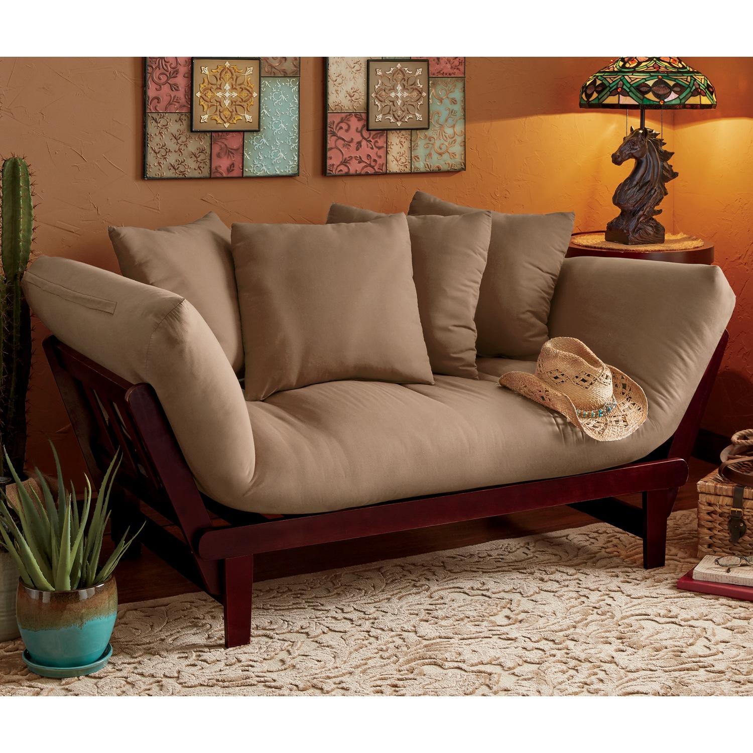 Lounger Sofa Bed Midnight Velvet