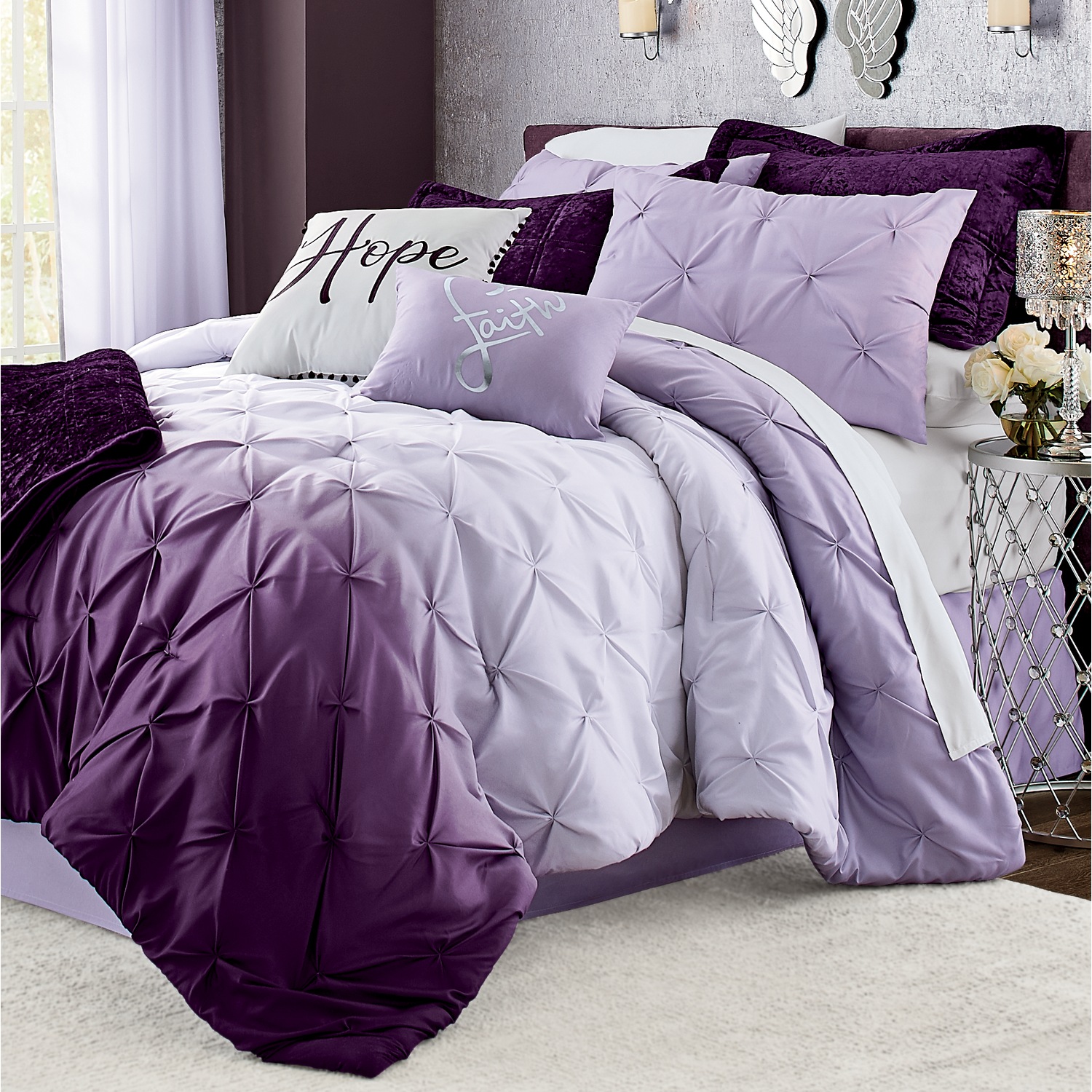 Faith Comforter Set | Midnight Velvet