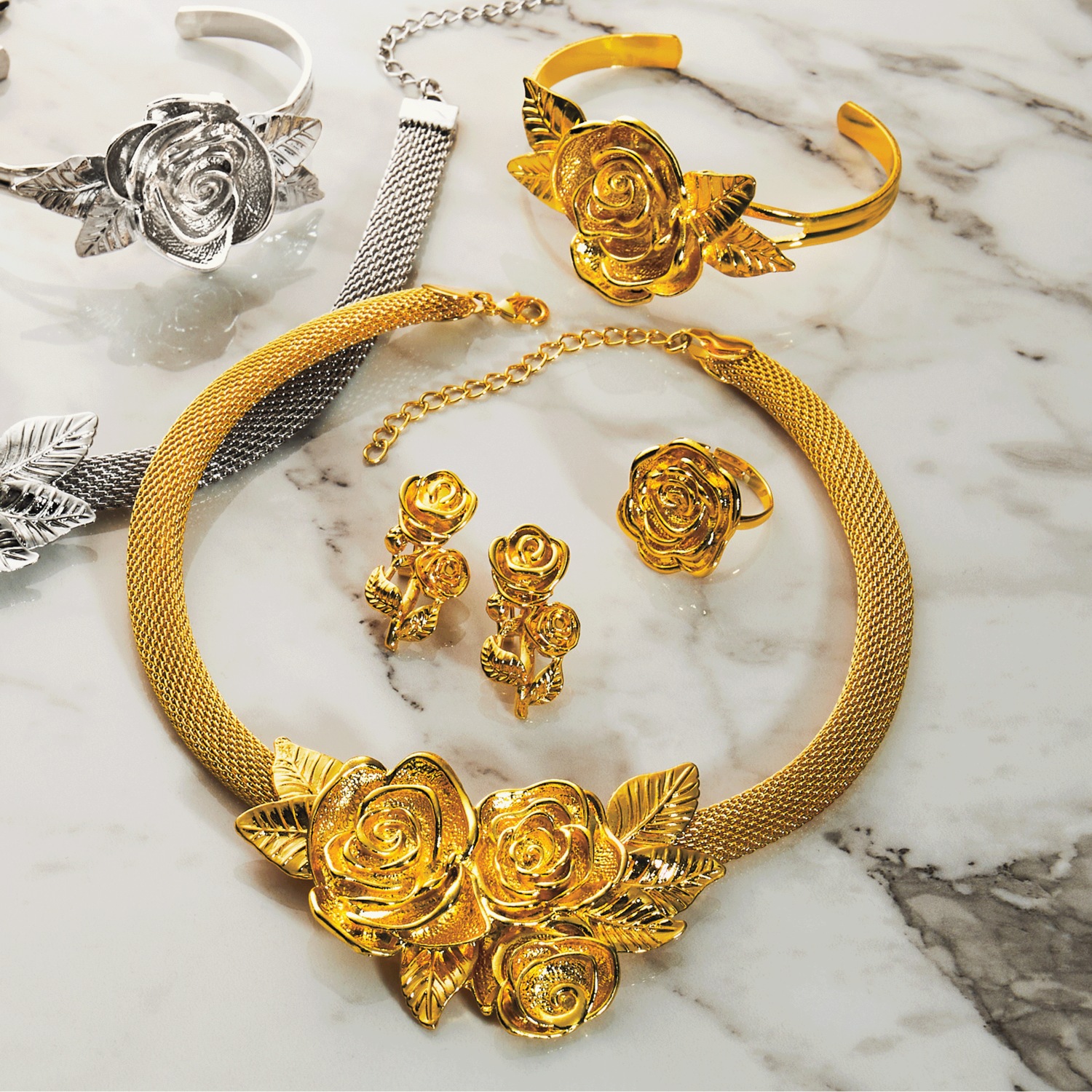 Rose Jewelry Set | Midnight Velvet