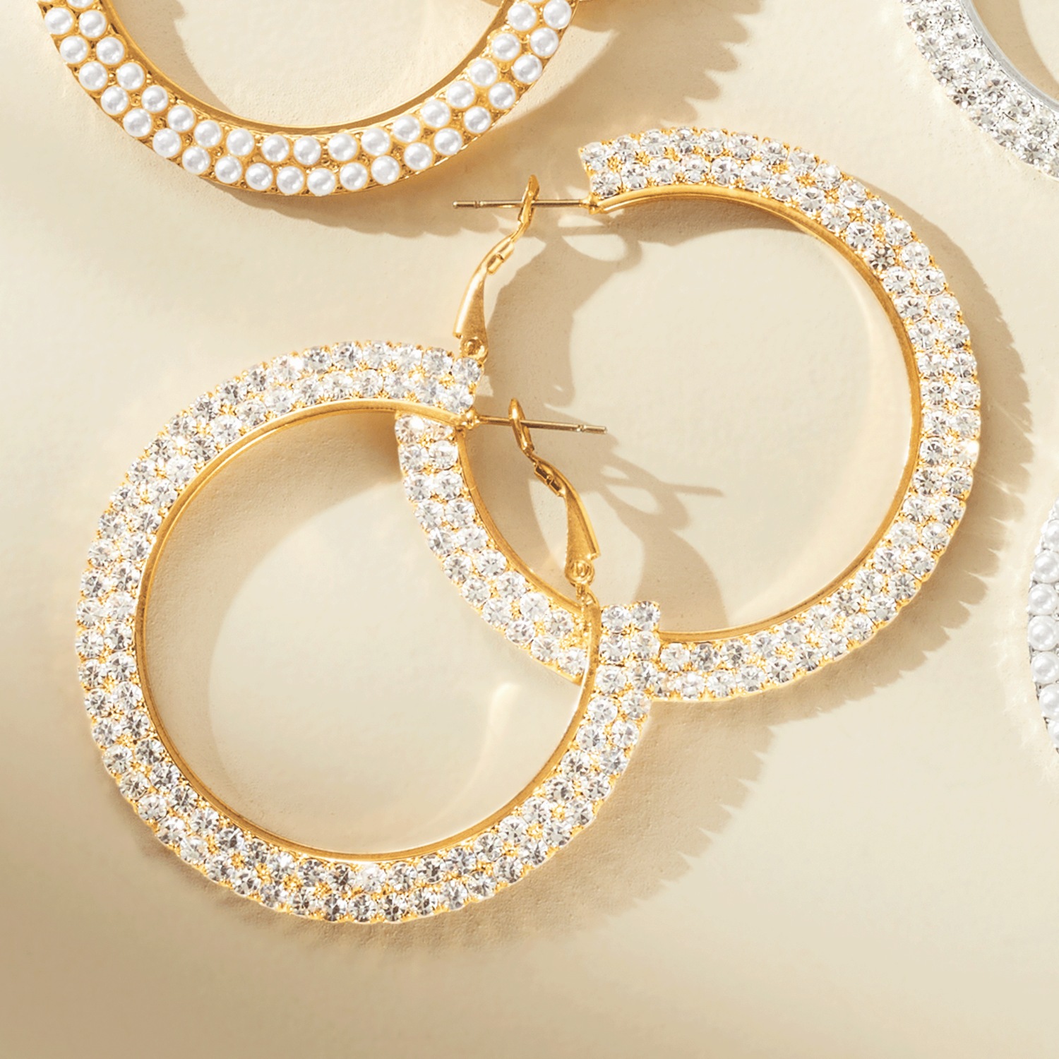 Flat Hoops | Midnight Velvet